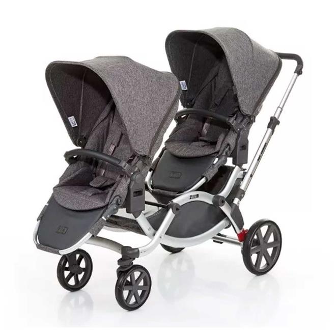 Carrinho de Bebê para Gêmeos ABC Design Zoom até 30kg
