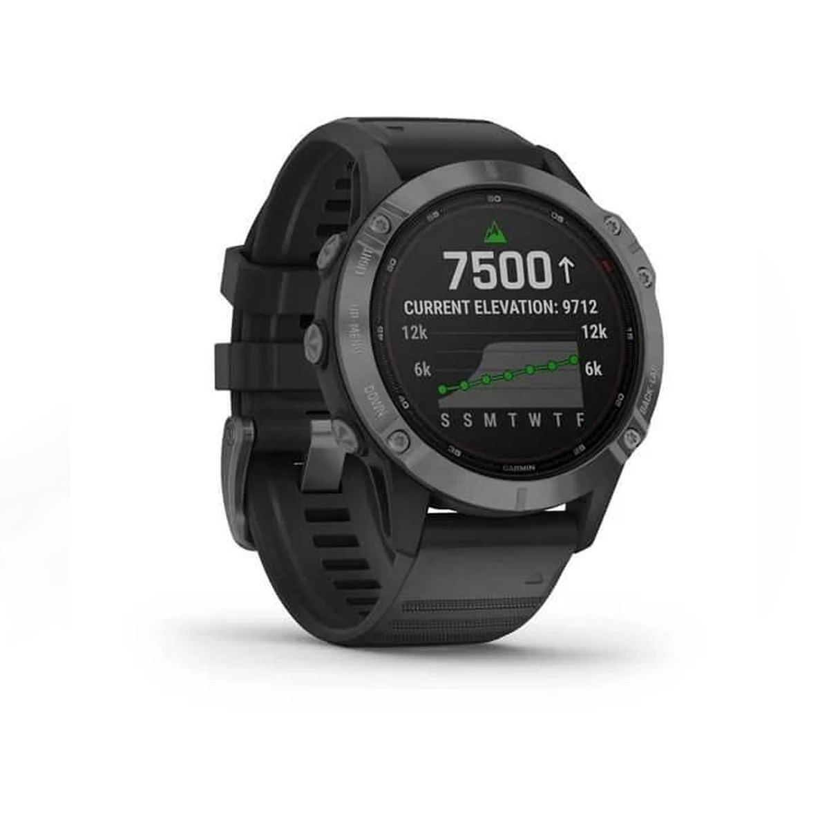 Garmin Monitor Cardiaco De Pulso Com Gps Fenix 6 Pro Solar Chumbo/Preto ...