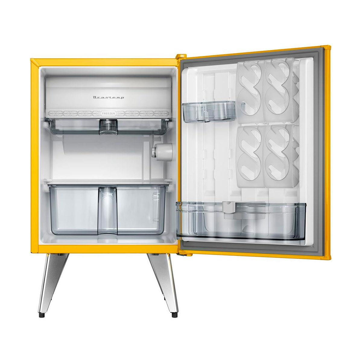 Frigobar Brastemp 76l Retro Amarelo 127v