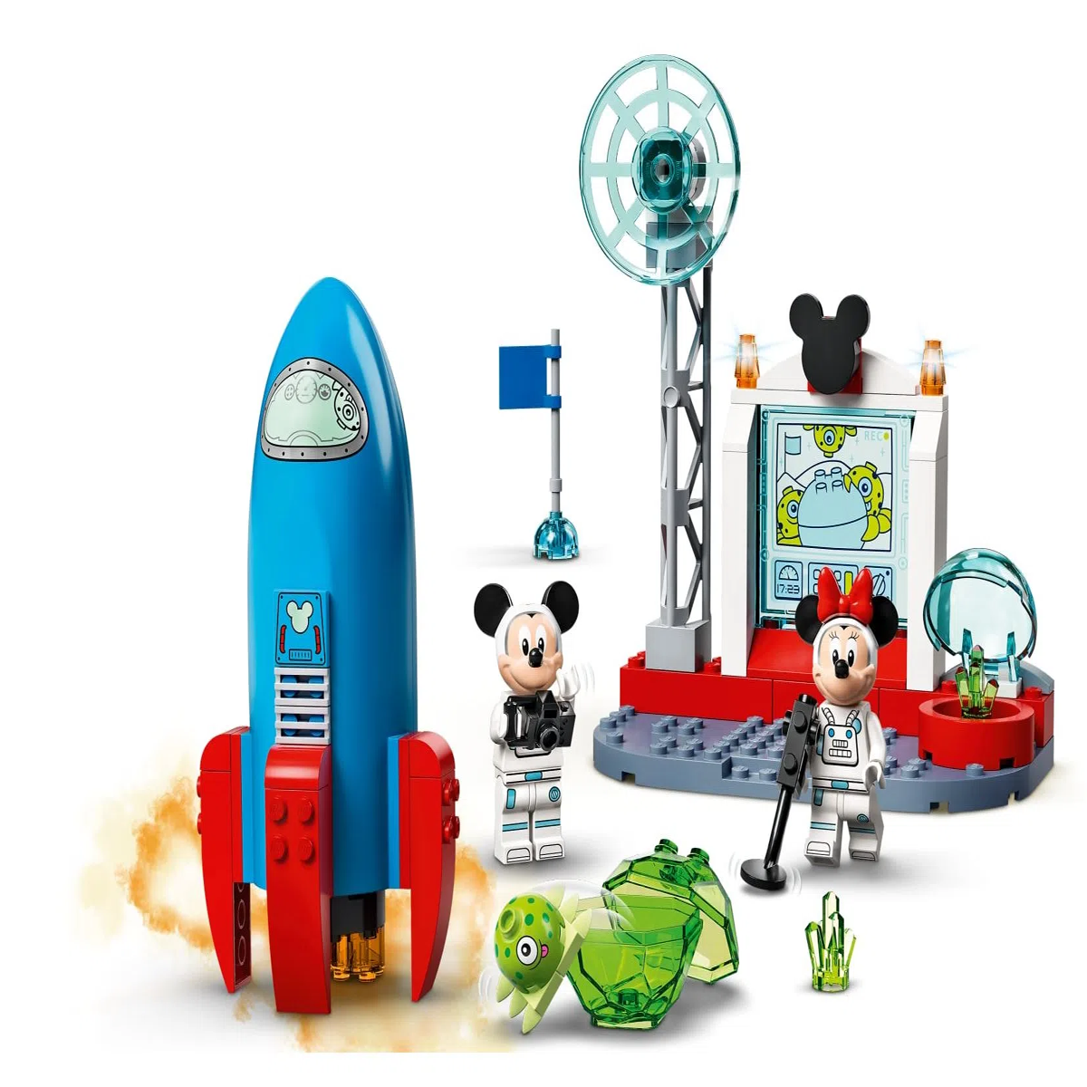 Lego Foguete Espacial Do Mickey Mouse E Da Minnie Mouse 10774