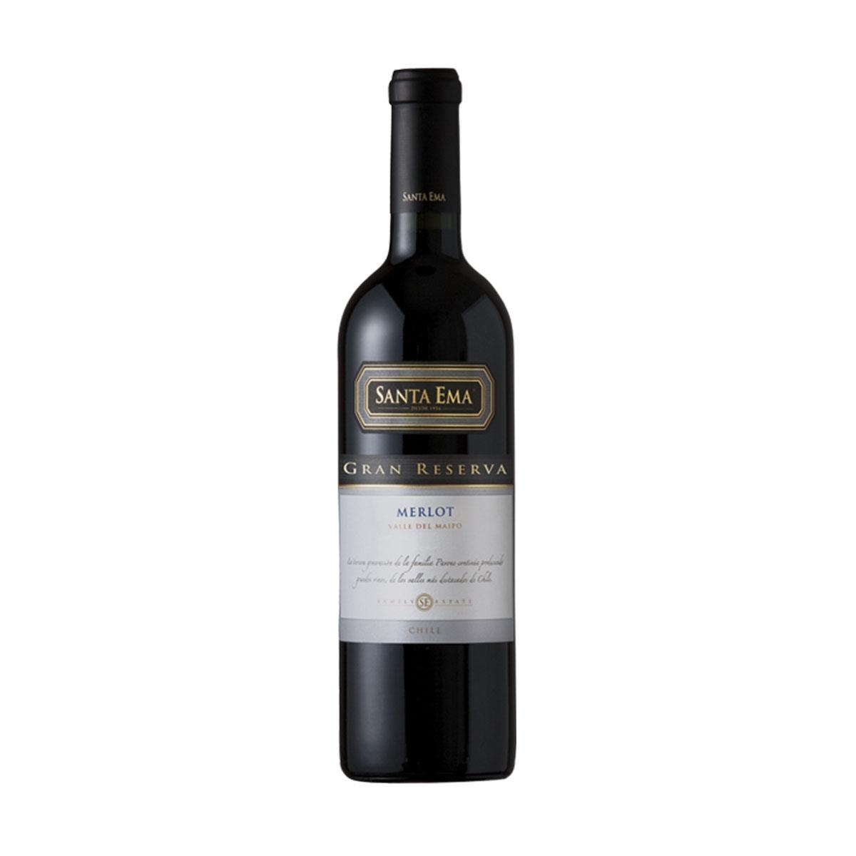 Vinho Tinto Gran Reserva Merlot Chile Santa Ema