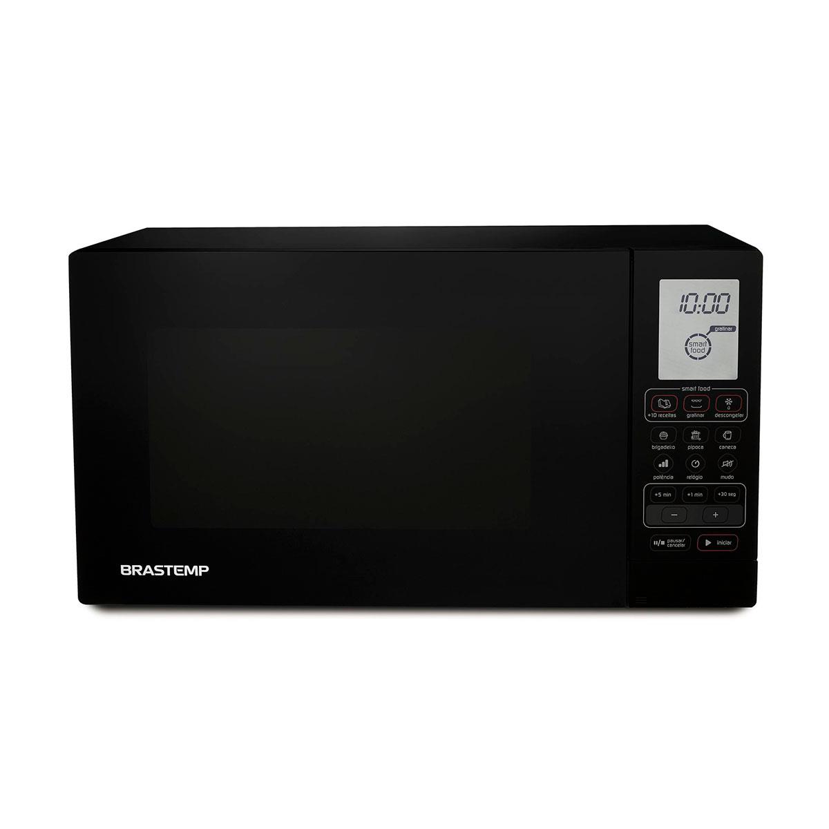 Micro-ondas Brastemp Preto 30L com Grill BMU45A